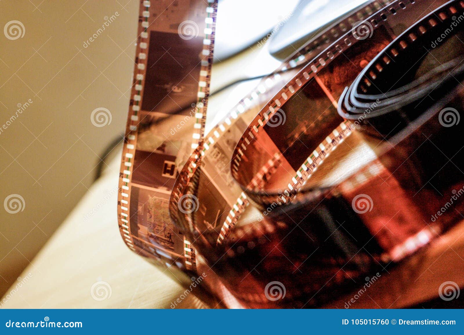 Old Film Negative on the Light Stock Photo - Image of pomegranate ...