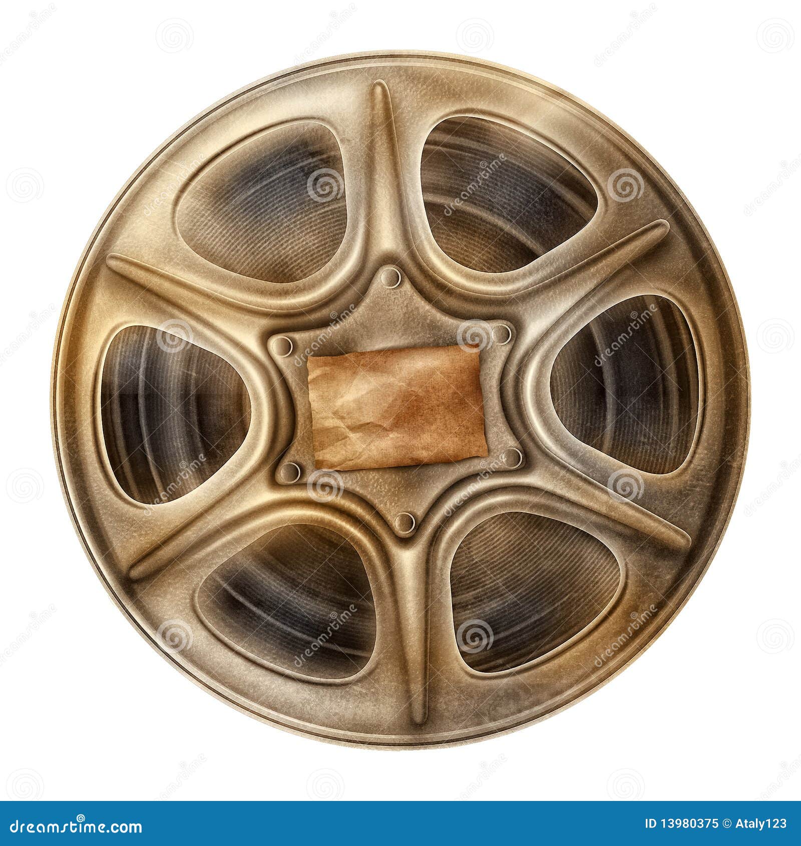 Old film reel stock image. Image of antiques, film, ancient - 13980375
