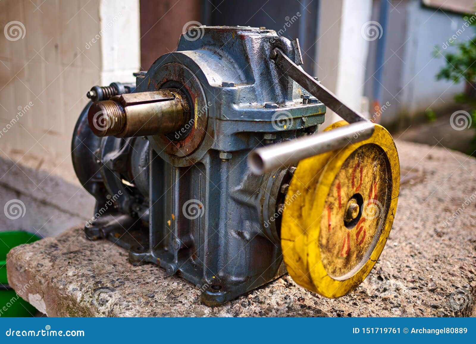 The Elevator Motor Is In The Control Room. The Motor Has Been Used For ...
