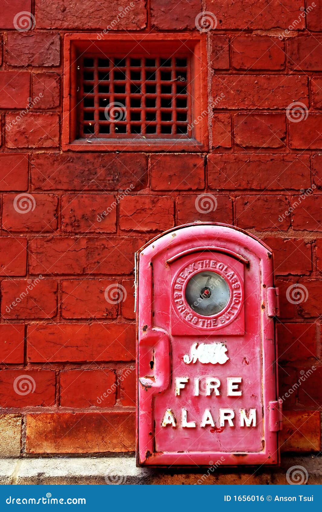Old fire alarm stock photo. Image of material, historic - 1656016