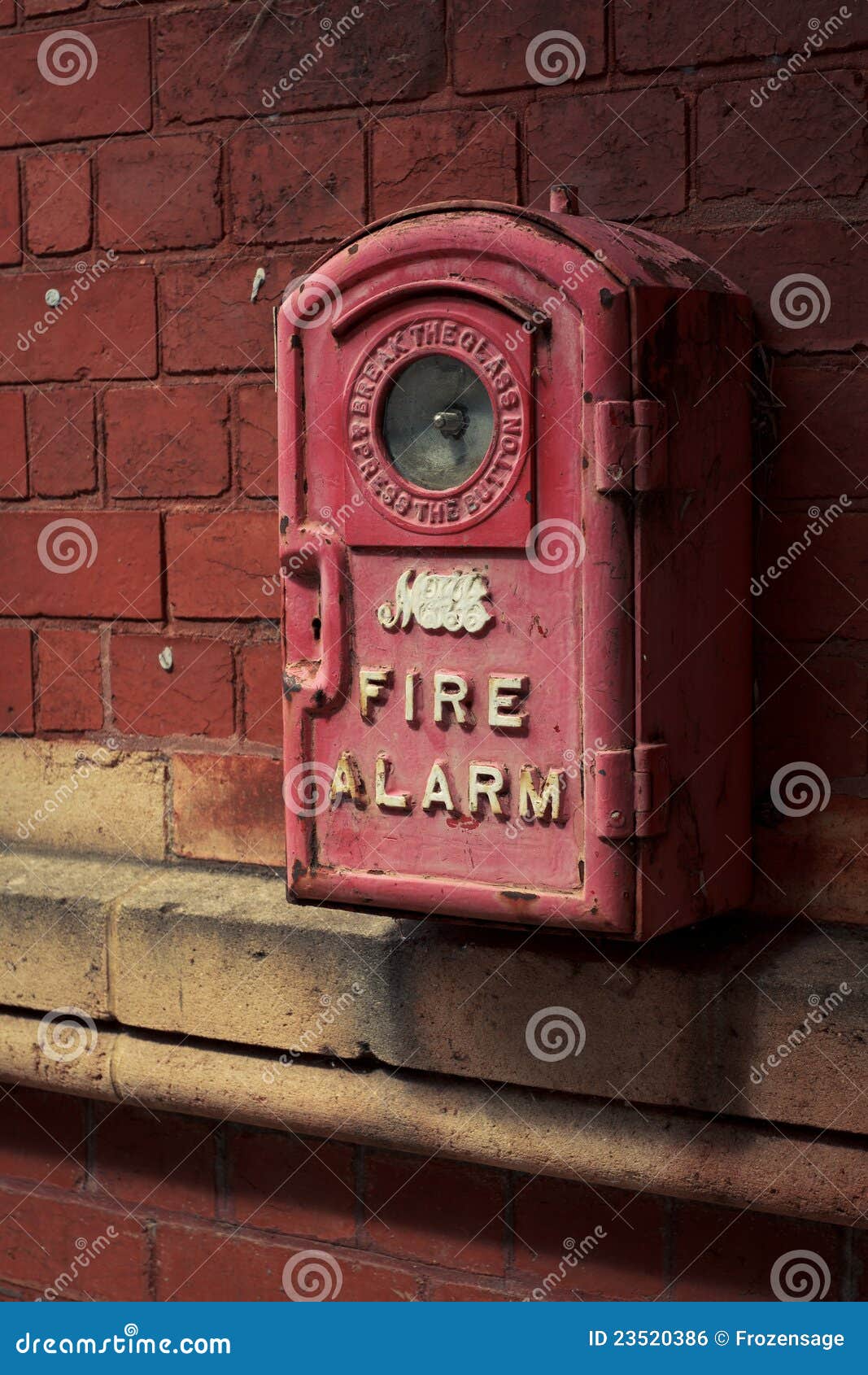 Old fire alarm stock photo. Image of metal, bell, emergency - 23520386