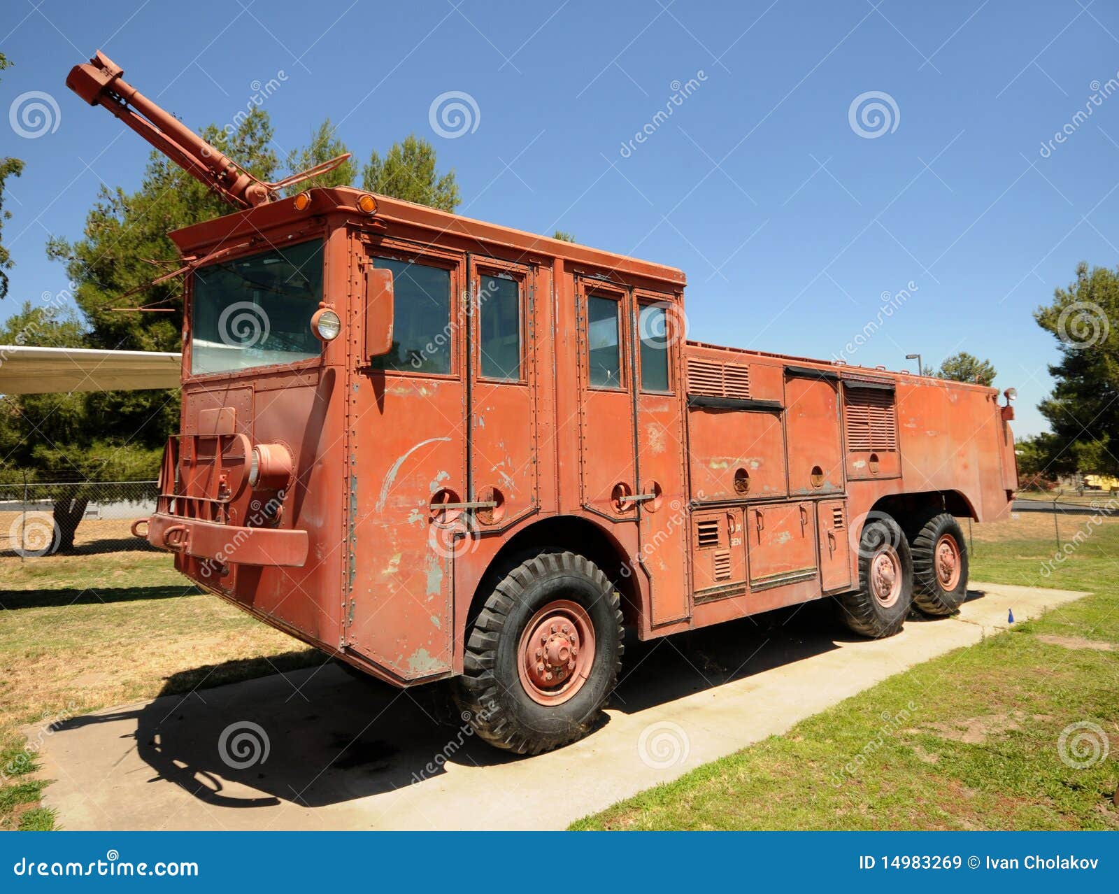 Old fire engine stock image. Image of fore, faded, rusty - 14983269