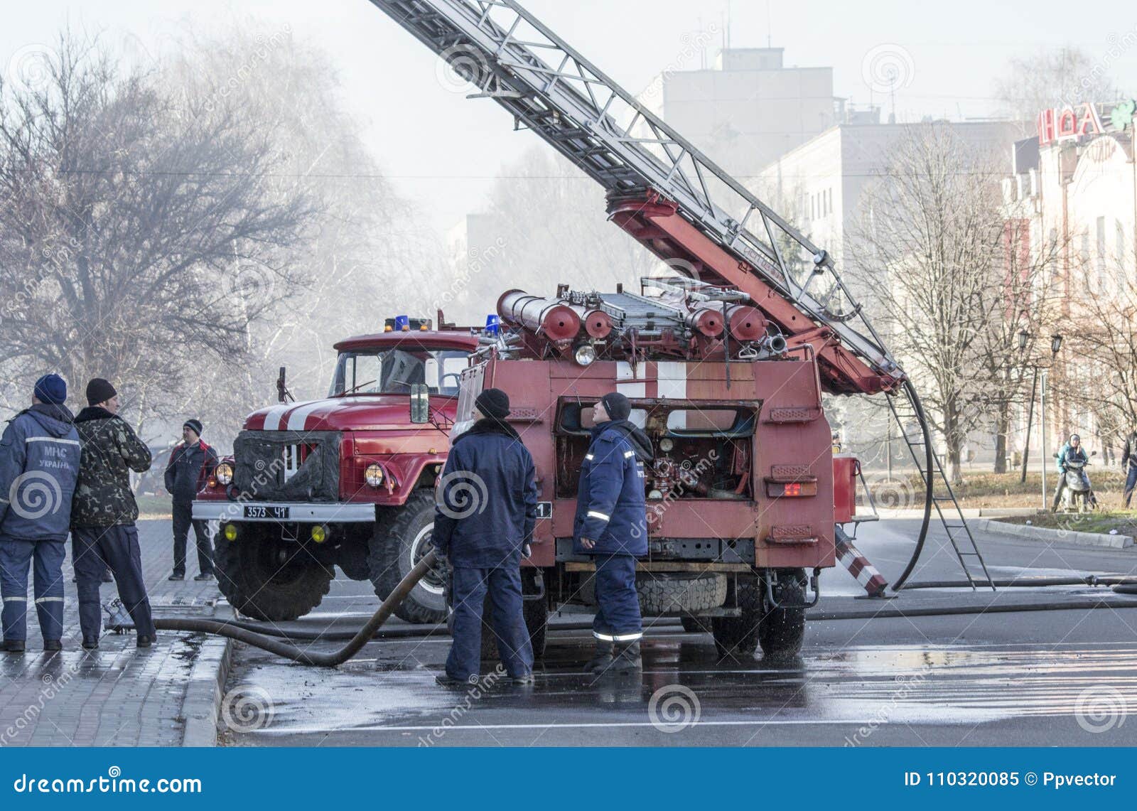 Old Fire Engine, Fire Brigade Editorial Image - Image of alarm, call ...
