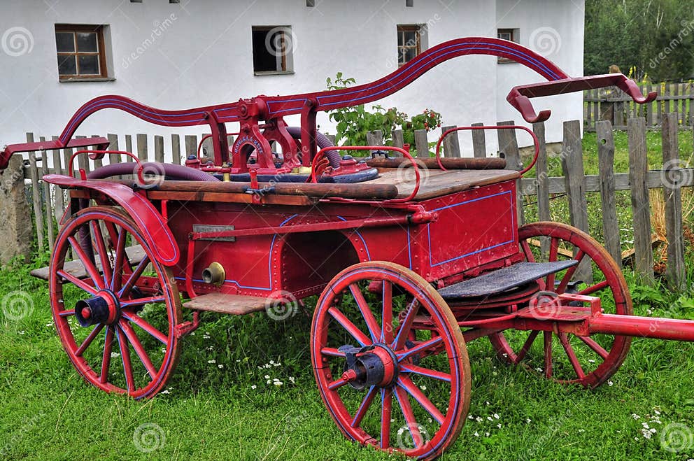 Old fire engine stock photo. Image of fireman, classic - 33509308