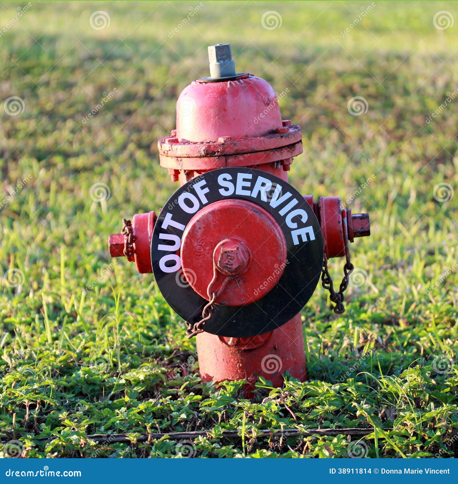 Old Fire Hydrant Out-of-service Stock Photo - Image of disabled, plug ...