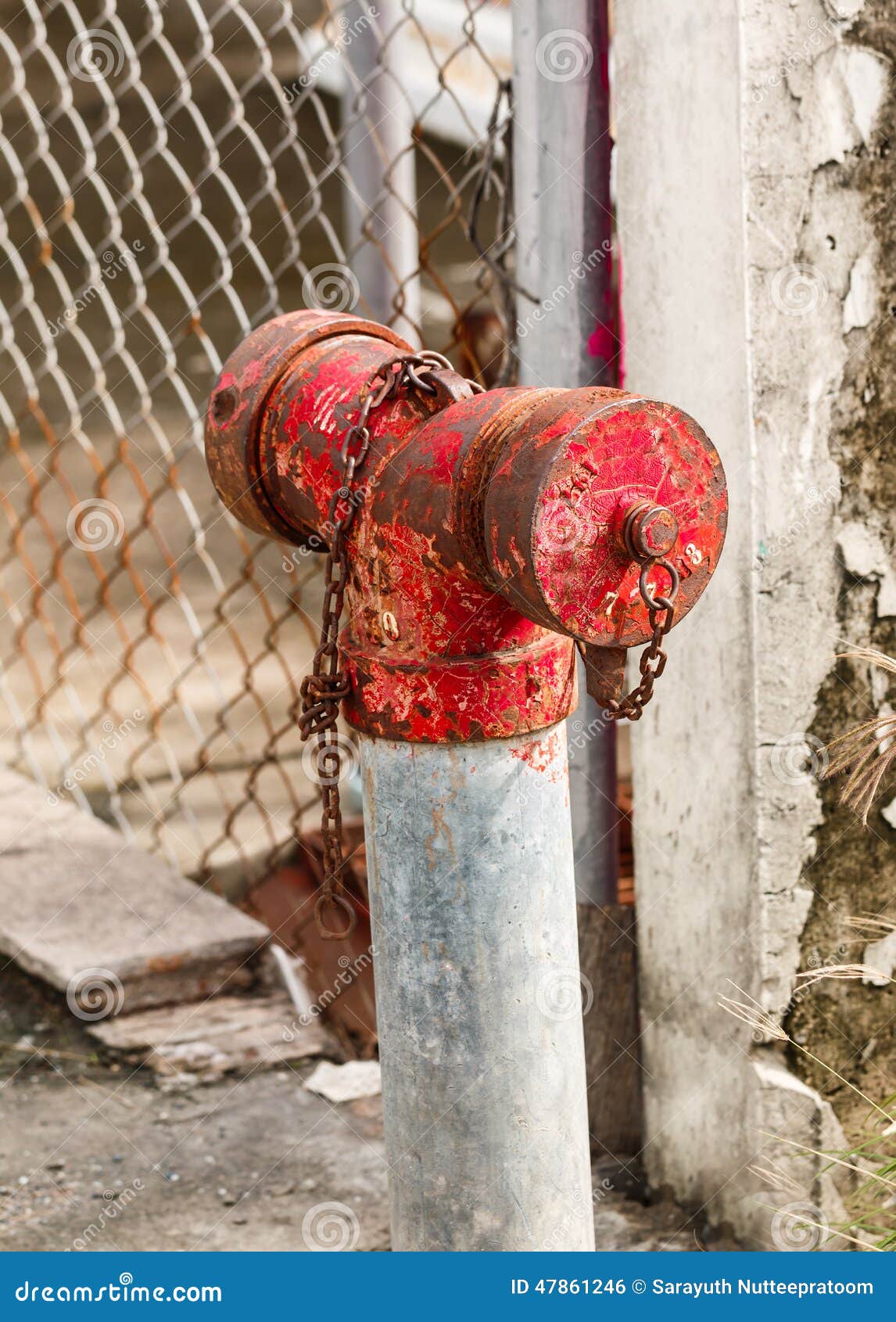 Old Fire Hydrant stock photo. Image of fireman, hose - 47861246
