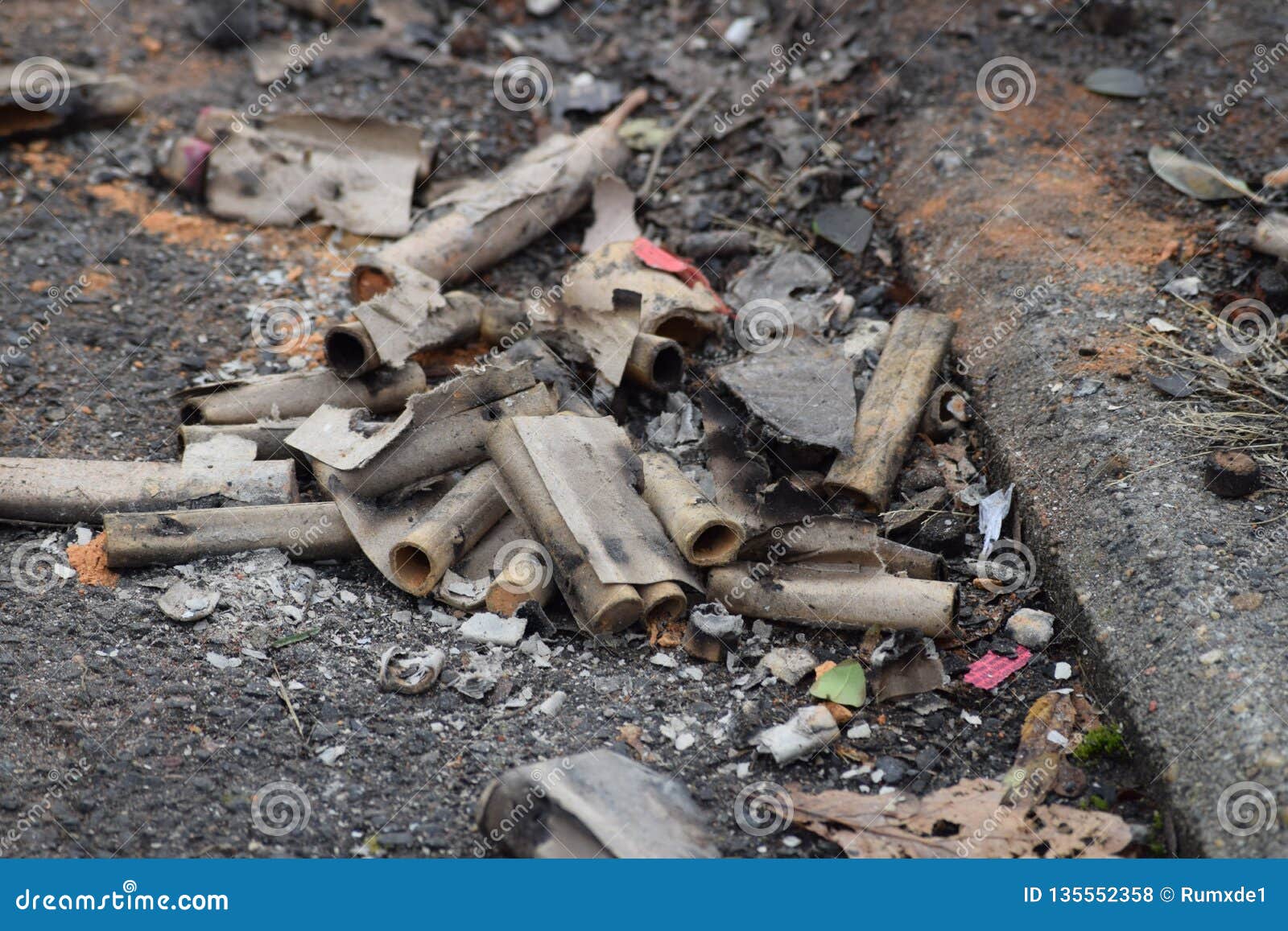Old Firecrackers stock photo. Image of reduction, dirt - 135552358