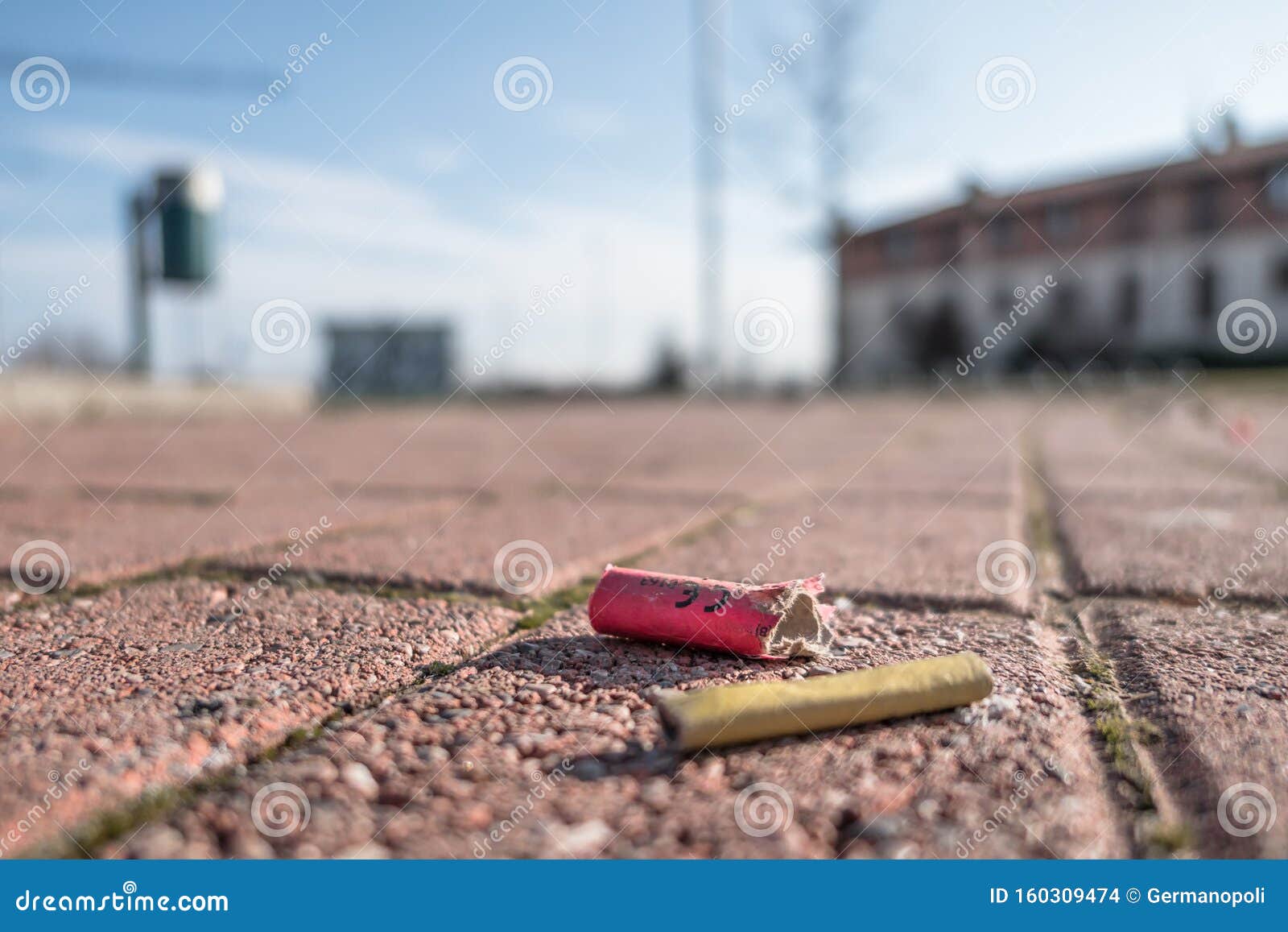 Old firecrackers exploded stock photo. Image of festivity - 160309474
