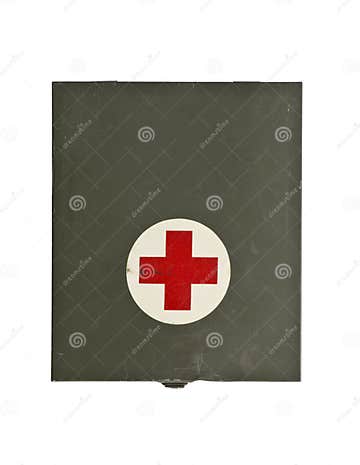 Old first aid kit editorial photo. Image of studio, assistance - 12253146