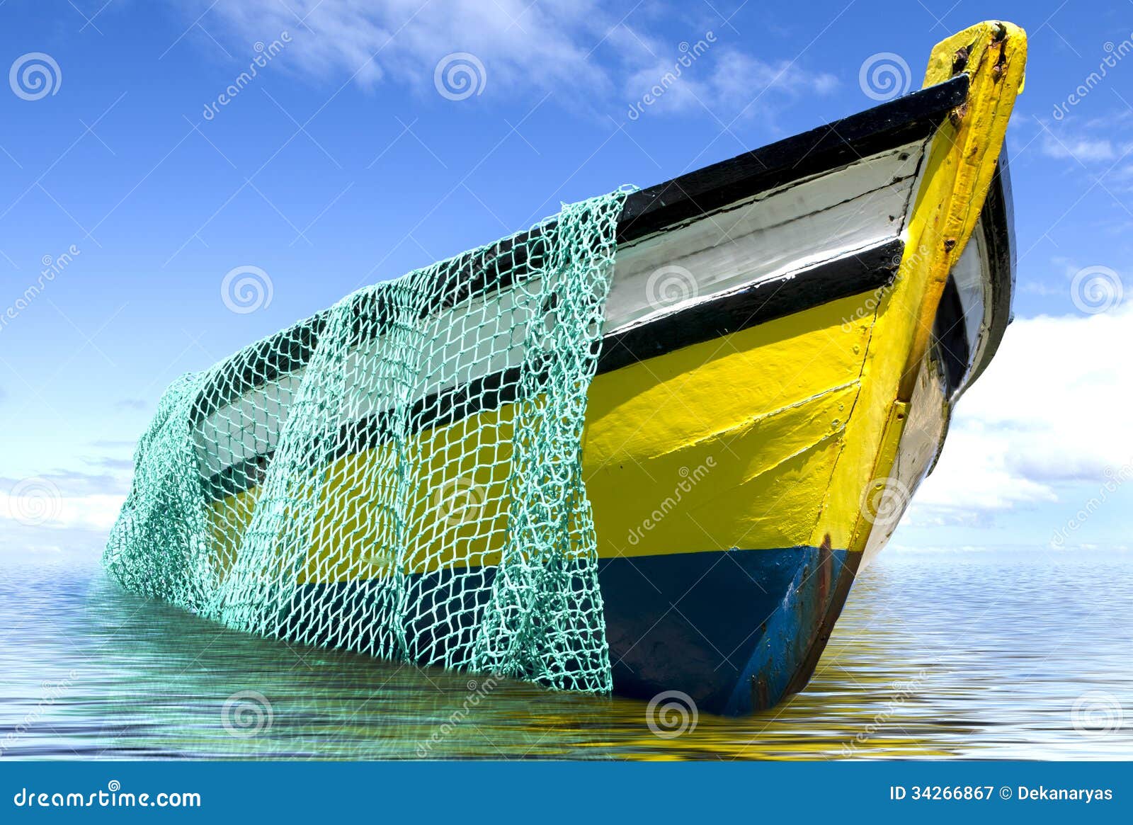 Fishing Boat With Net