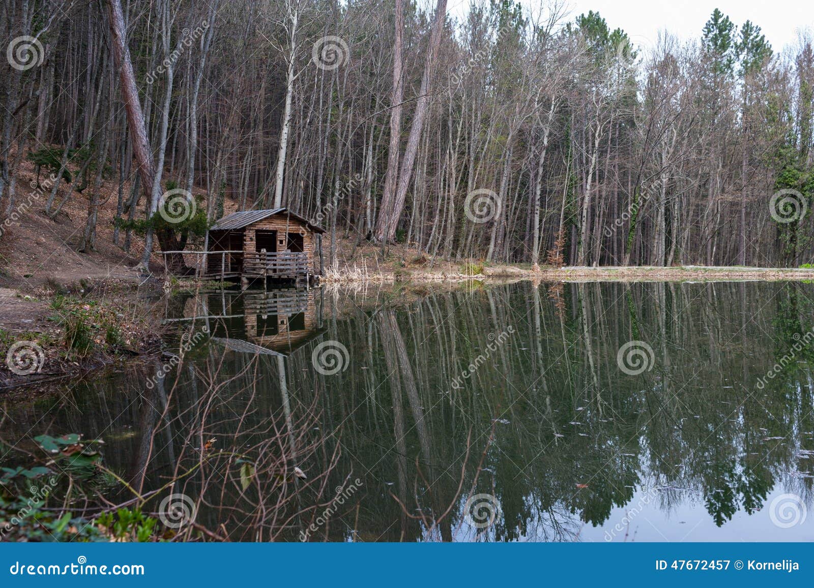 Old fishing hut stock image. Image of locations, camping - 47672457