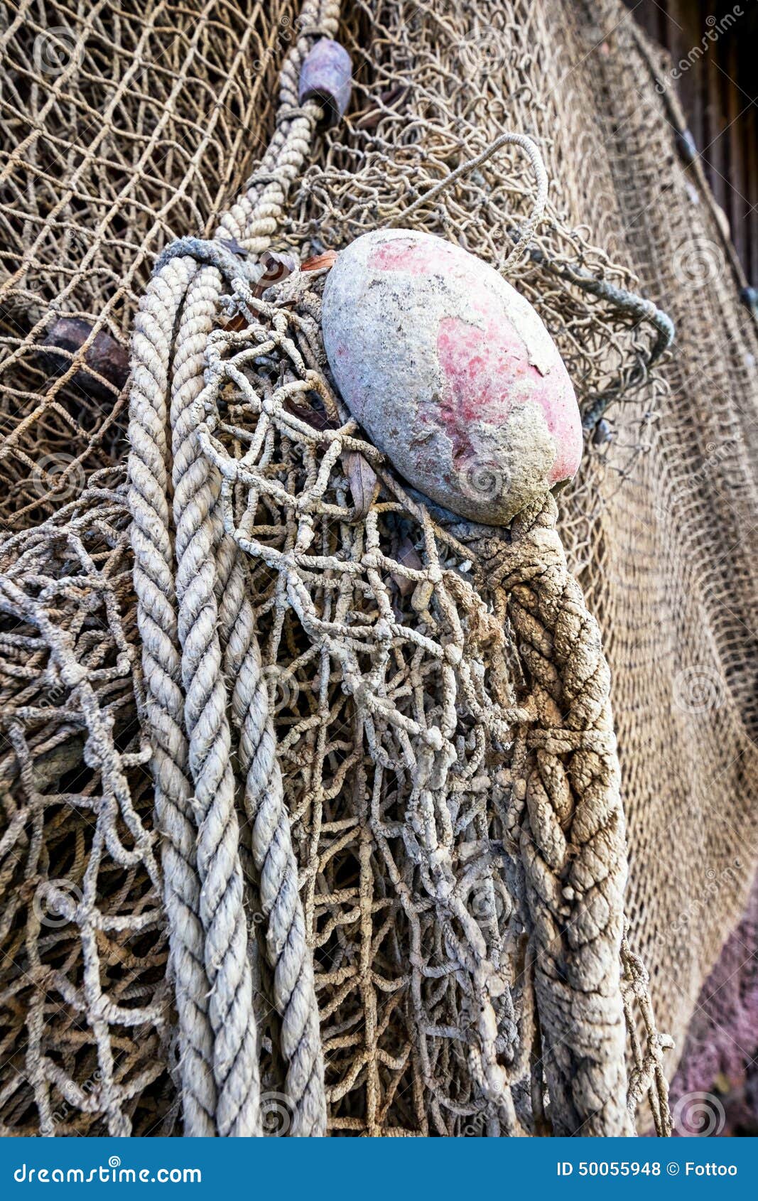 Old fishing net stock photo. Image of still, fishnet - 50055948