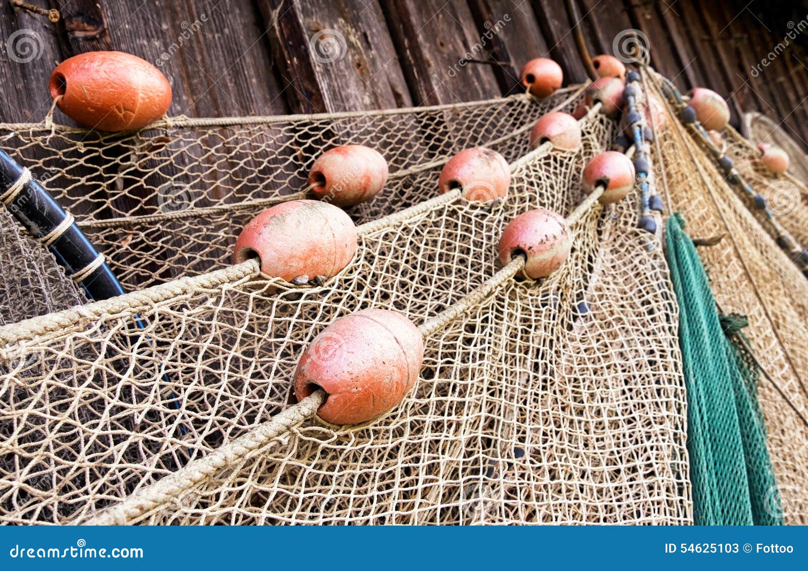 Old fishing net stock image. Image of fashioned, obsolete - 54625103