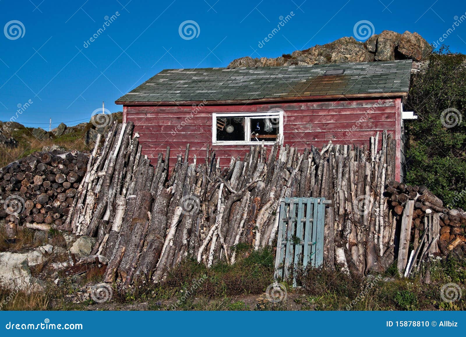 Old fishing shack stock photo. Image of shelter, dwelling - 15878810