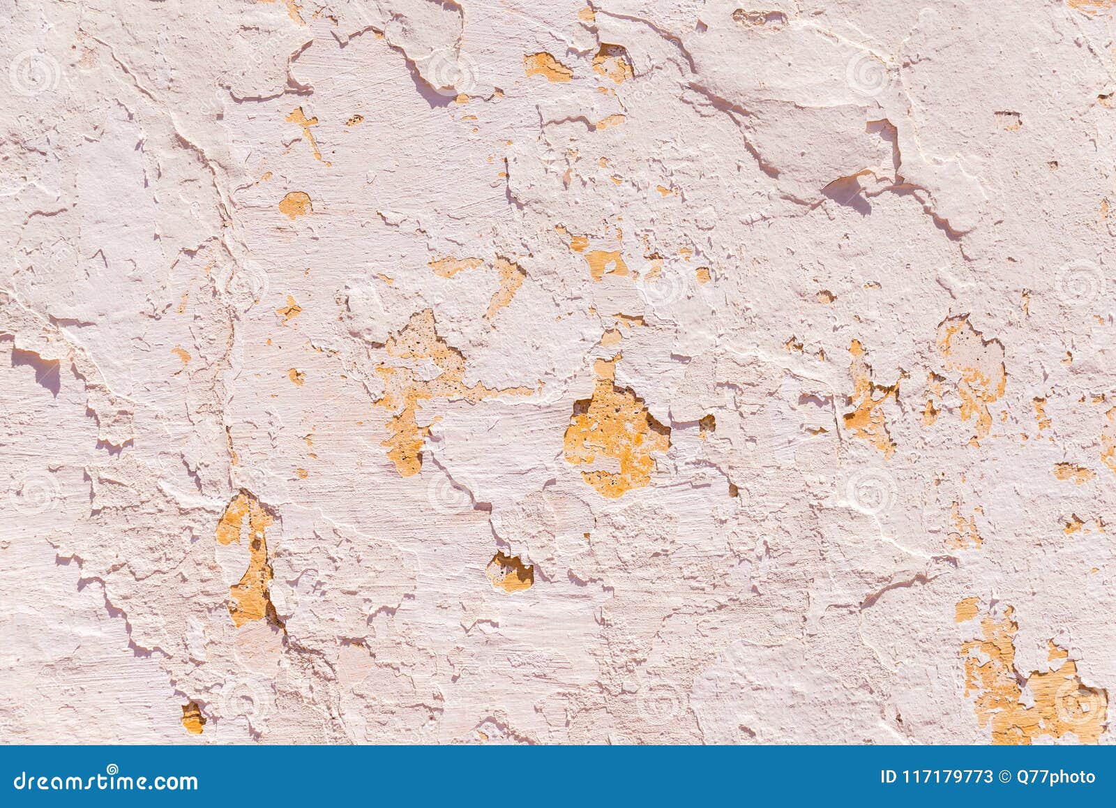 Old Flaky Paint Peeling Off on Old Wall, Cracks and Scrapes on T Stock ...