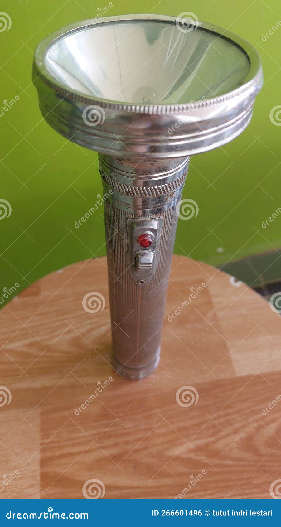 Old Flashlight that Still Uses Batteries Stock Photo - Image of object ...