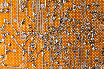 Old Flat Bare Fiberglass Pcb without Components Stock Image - Image of ...