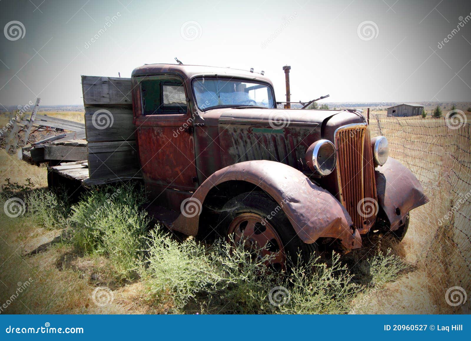 Really Old Flatbed Truck stock image. Image of flat, vehicle - 20960527