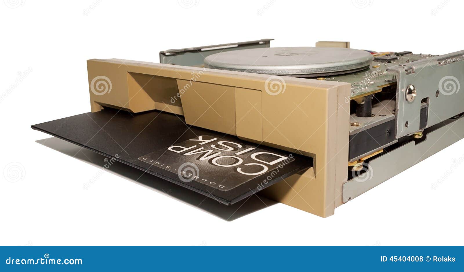 Old floppy disk drive stock photo. Image of data, white - 45404008