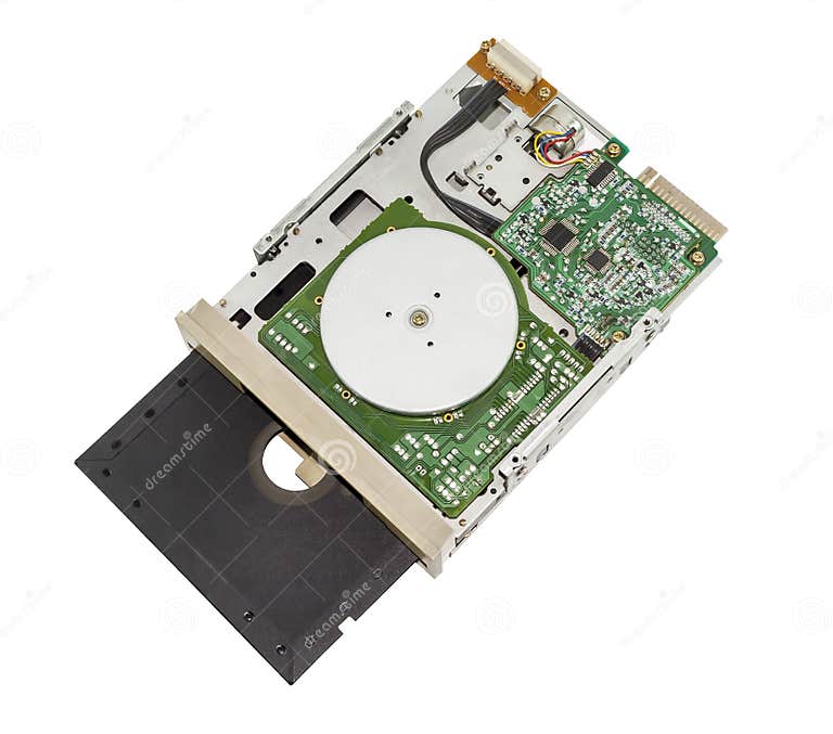 Old floppy disk drive stock image. Image of diskette - 45906419