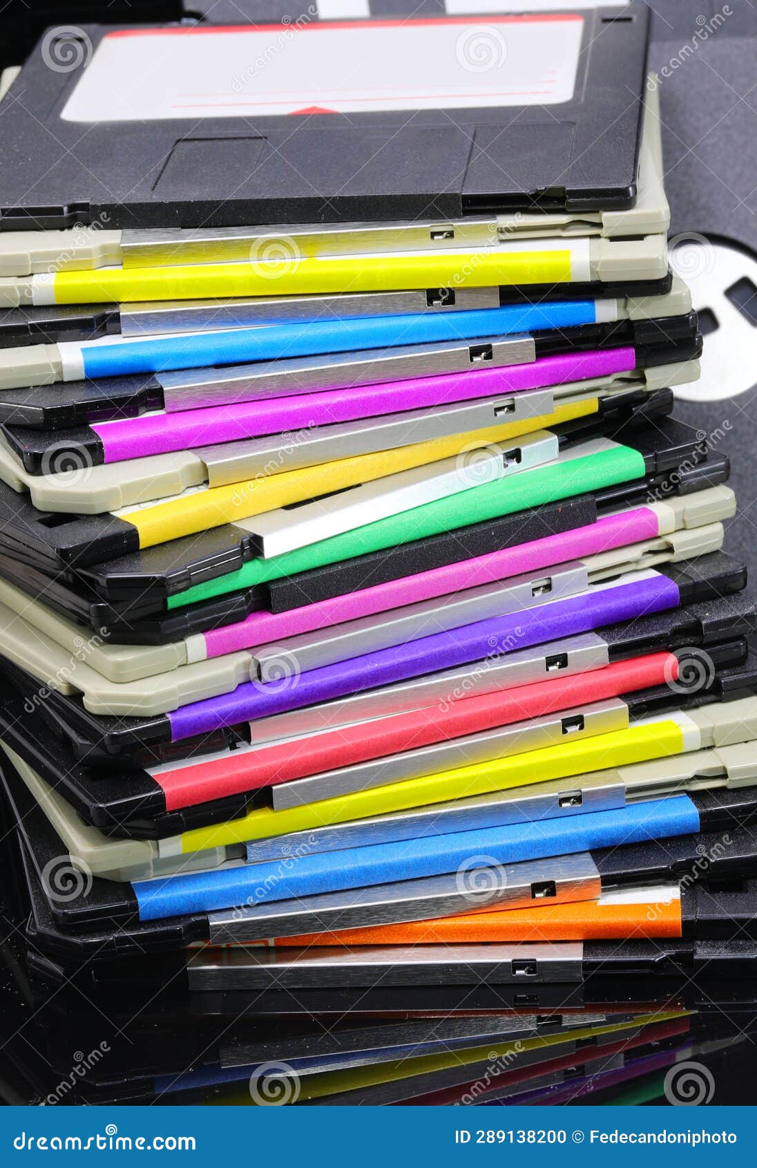 Old Floppy Disks Used To Save Data from 90s Stock Photo - Image of ...