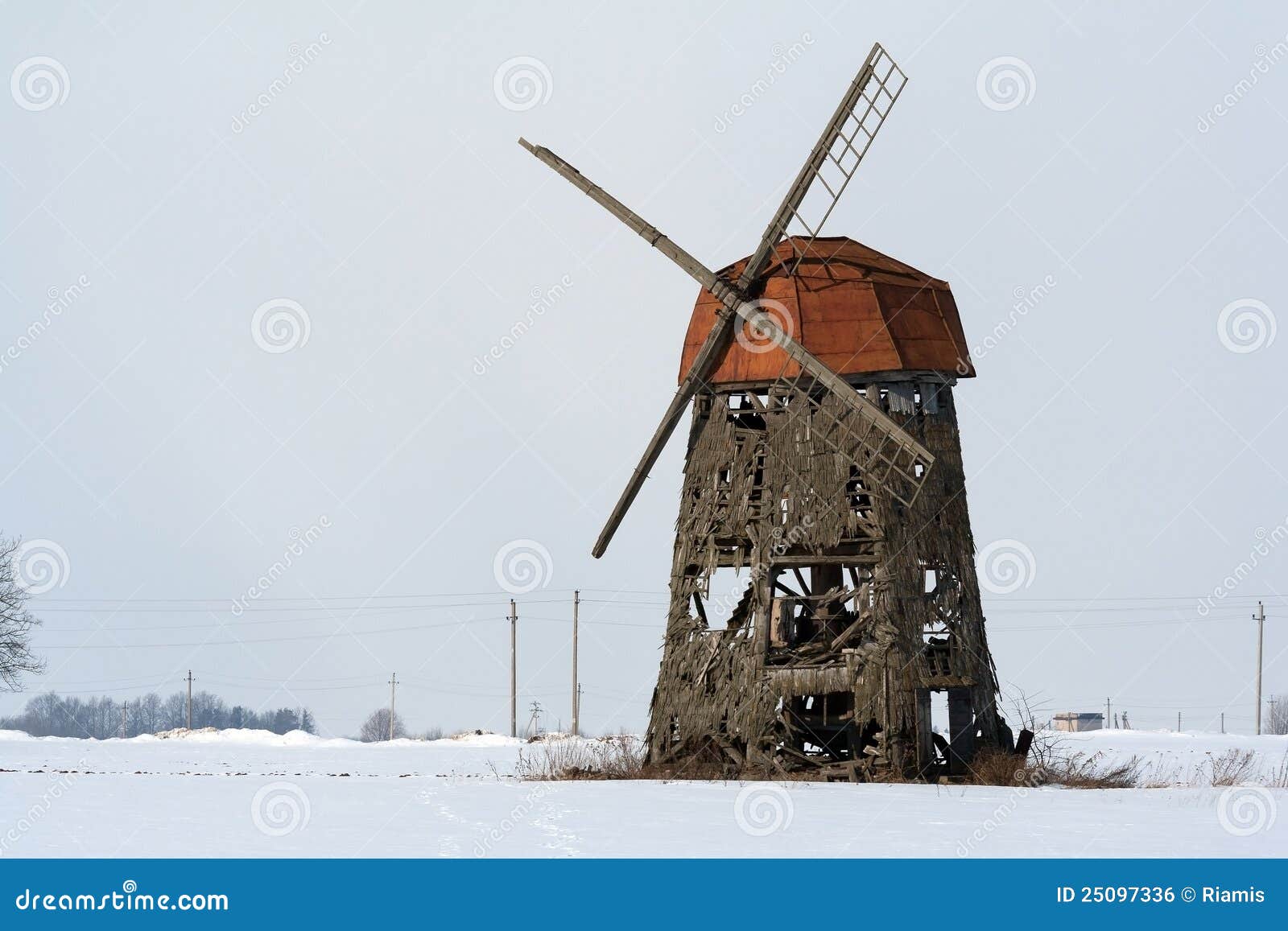 Old flour mill stock photo. Image of electrical, wood - 25097336