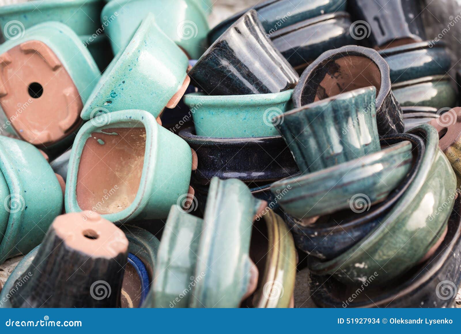 Old flower pots stock photo. Image of potting, space - 51927934
