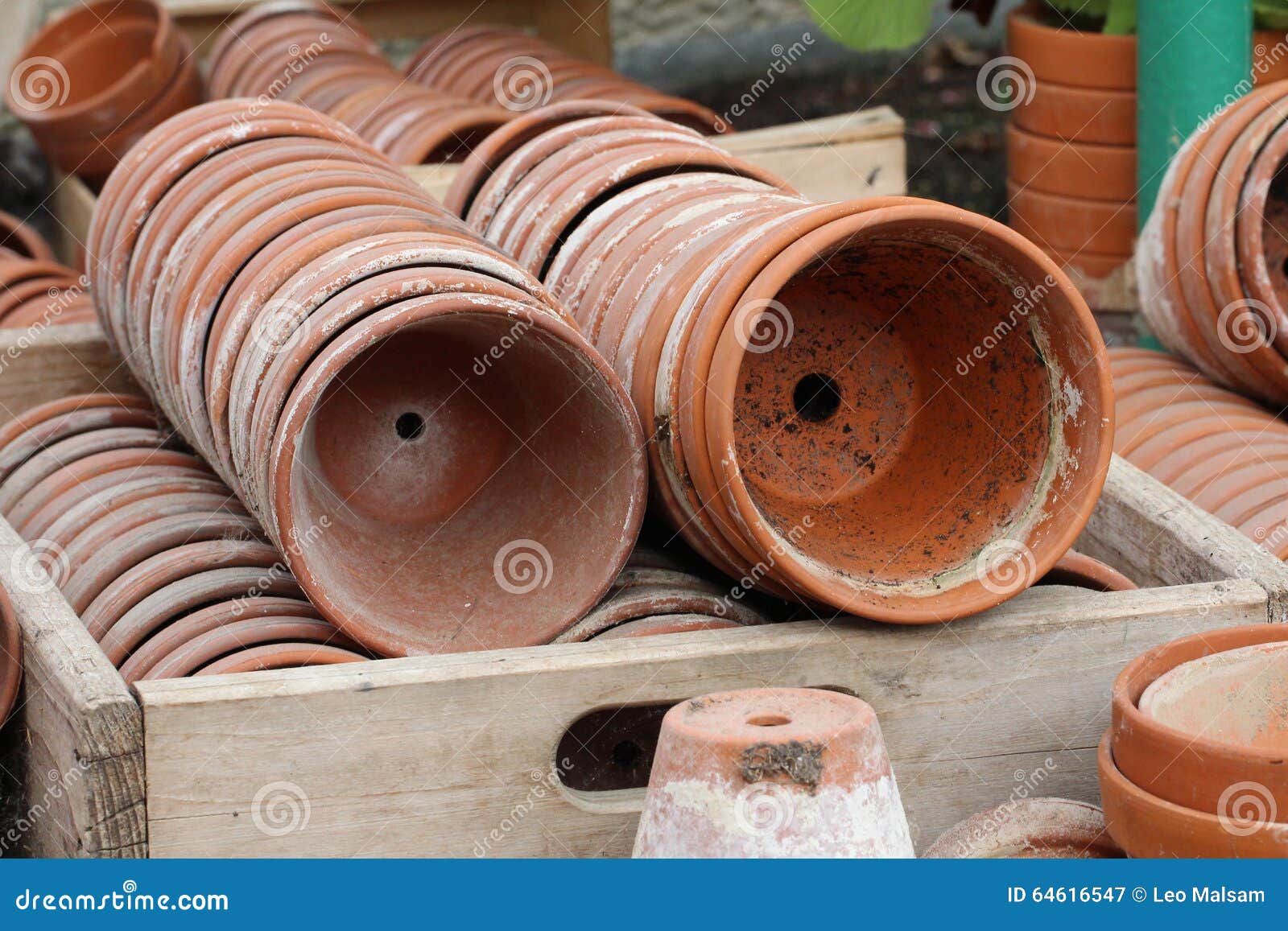 Old flower pots stock image. Image of flowerpot, group - 64616547