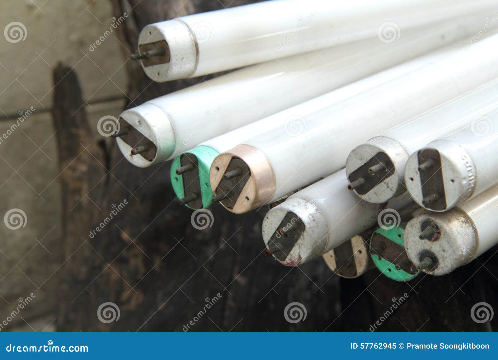 Old fluorescent bulbs stock image. Image of bulb, neon - 57762945