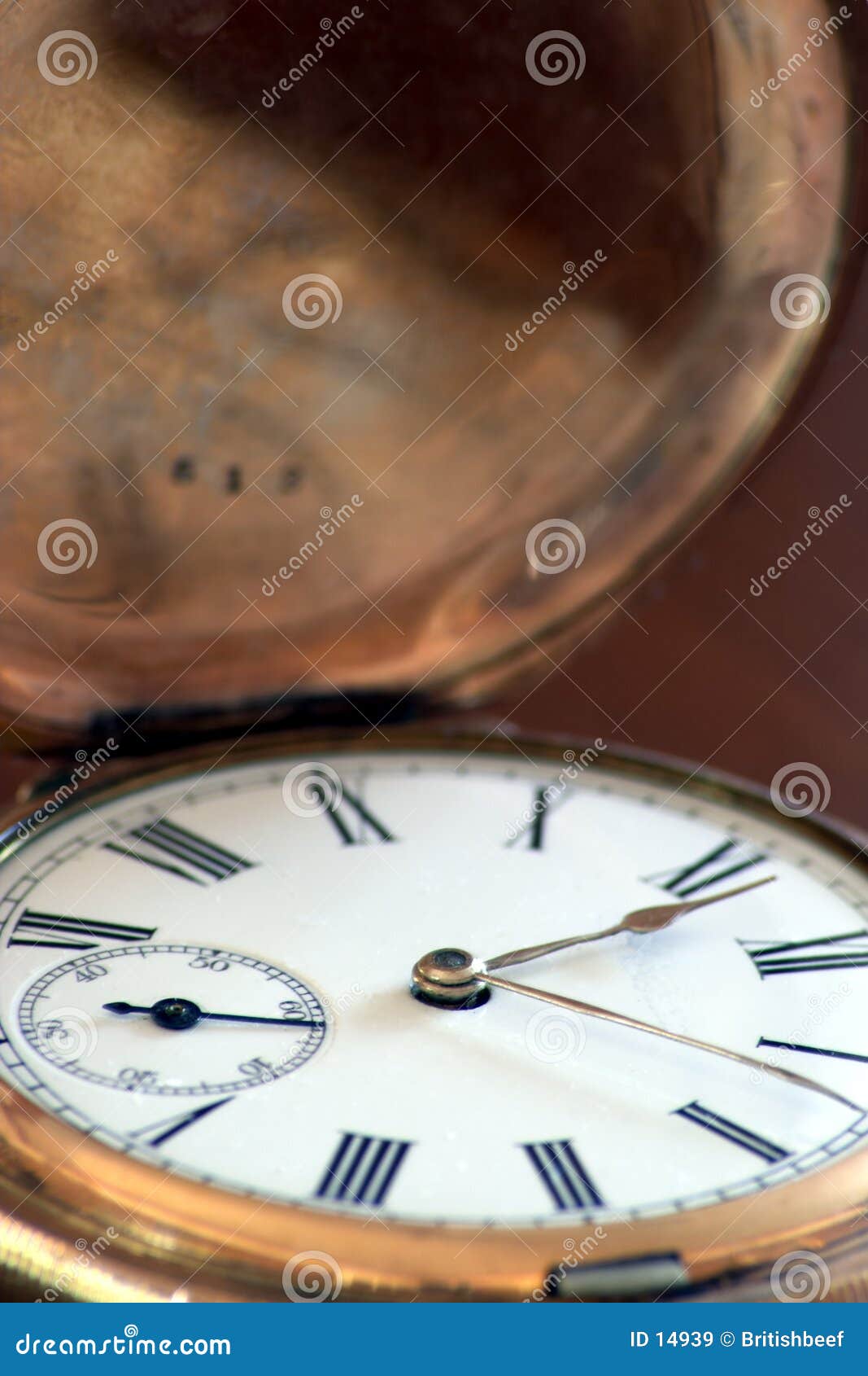 Old Fobwatch stock image. Image of brass, minutes, timekeeping - 14939