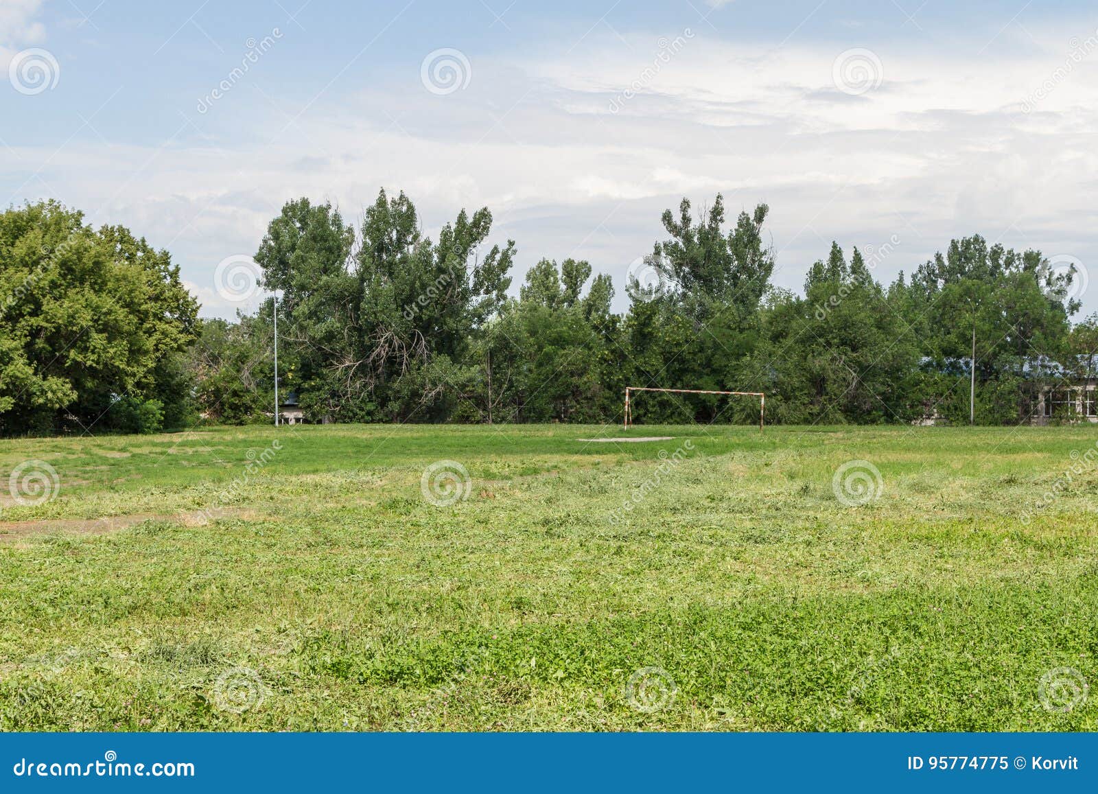 Old football field stock image. Image of game, exercise - 95774775