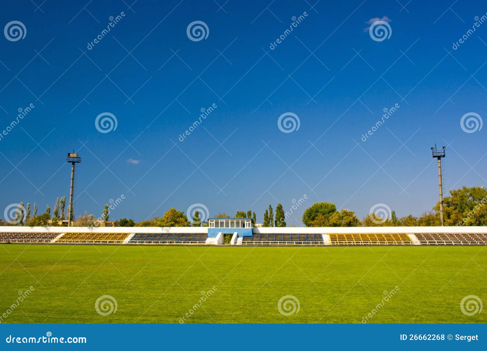 Old football stadium stock photo. Image of playing, football - 26662268