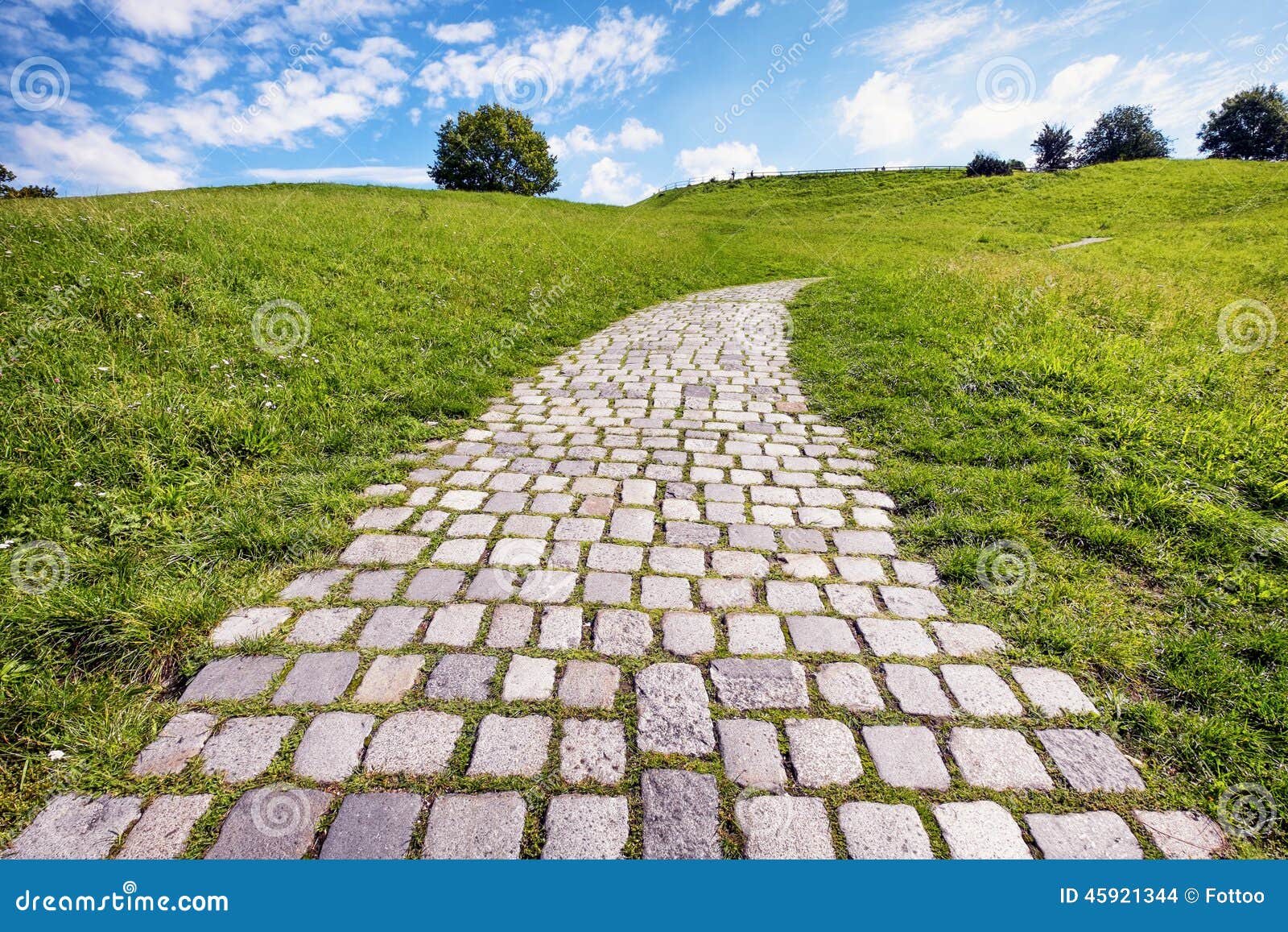 Old footpath stock photo. Image of meadow, hill, nature - 45921344