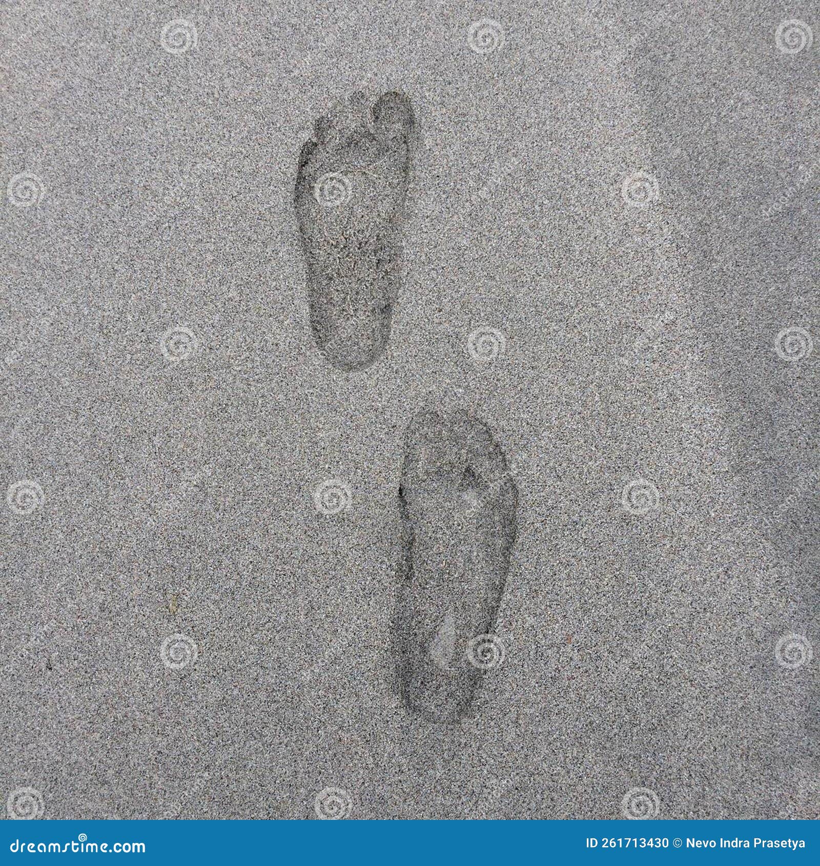 The Old Footprints Will Disappear by Themselves Stock Photo - Image of ...