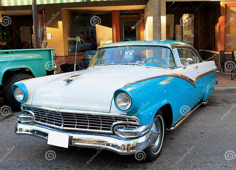 Old Ford Fairlane Car stock photo. Image of company, auto - 29540464