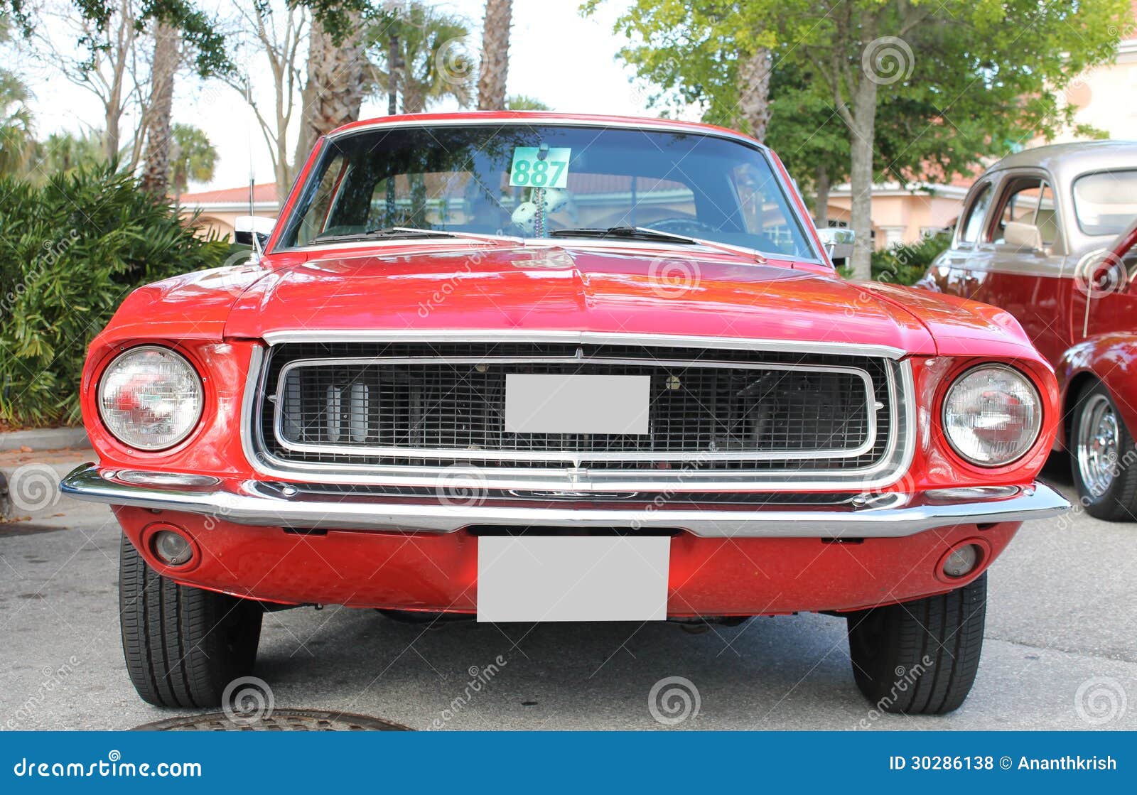 Old Ford Mustang Car stock photo. Image of mustang, business - 30286138