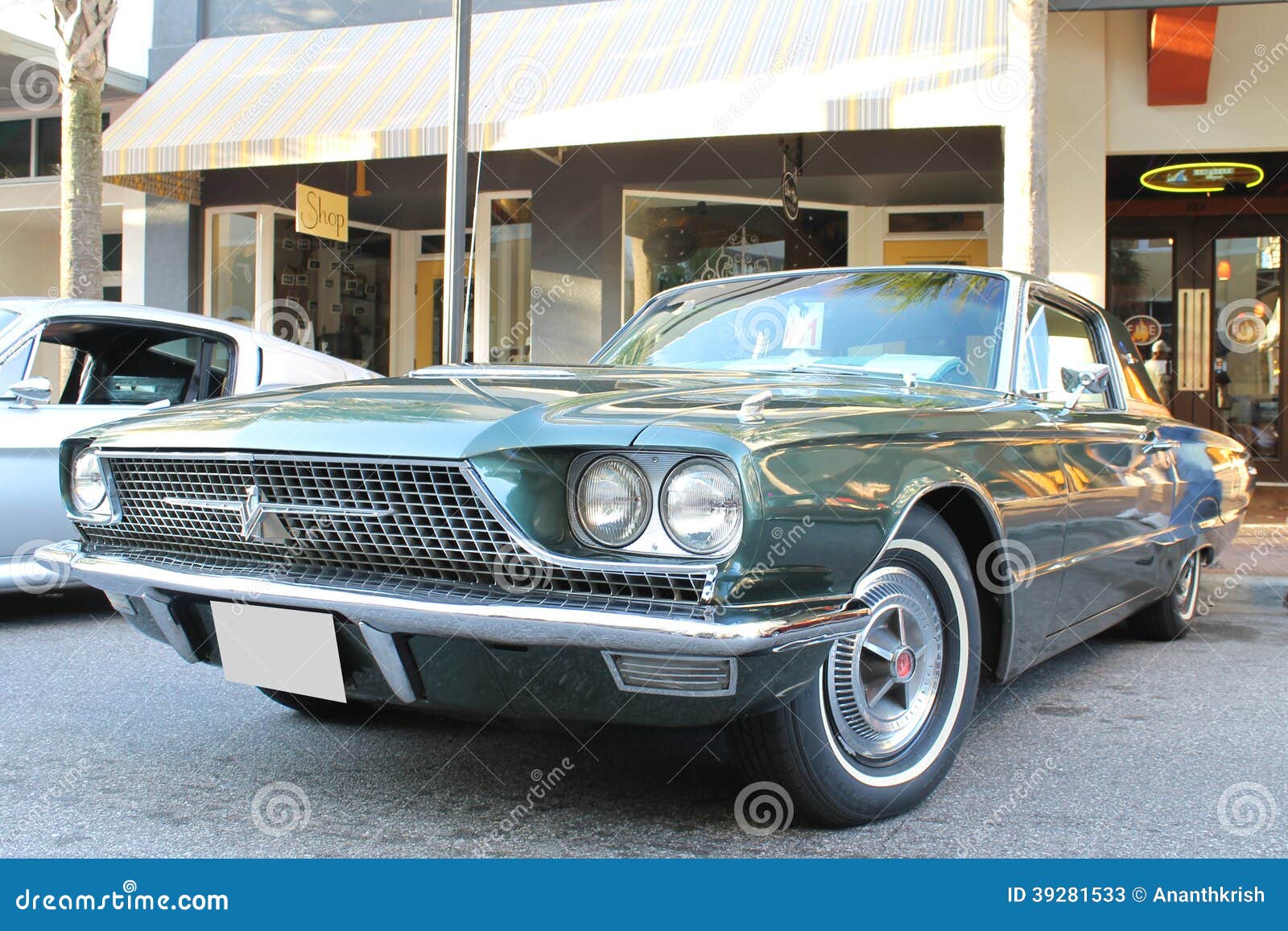 Old Ford Thunderbird Car at the Car Show Editorial Stock Photo - Image ...