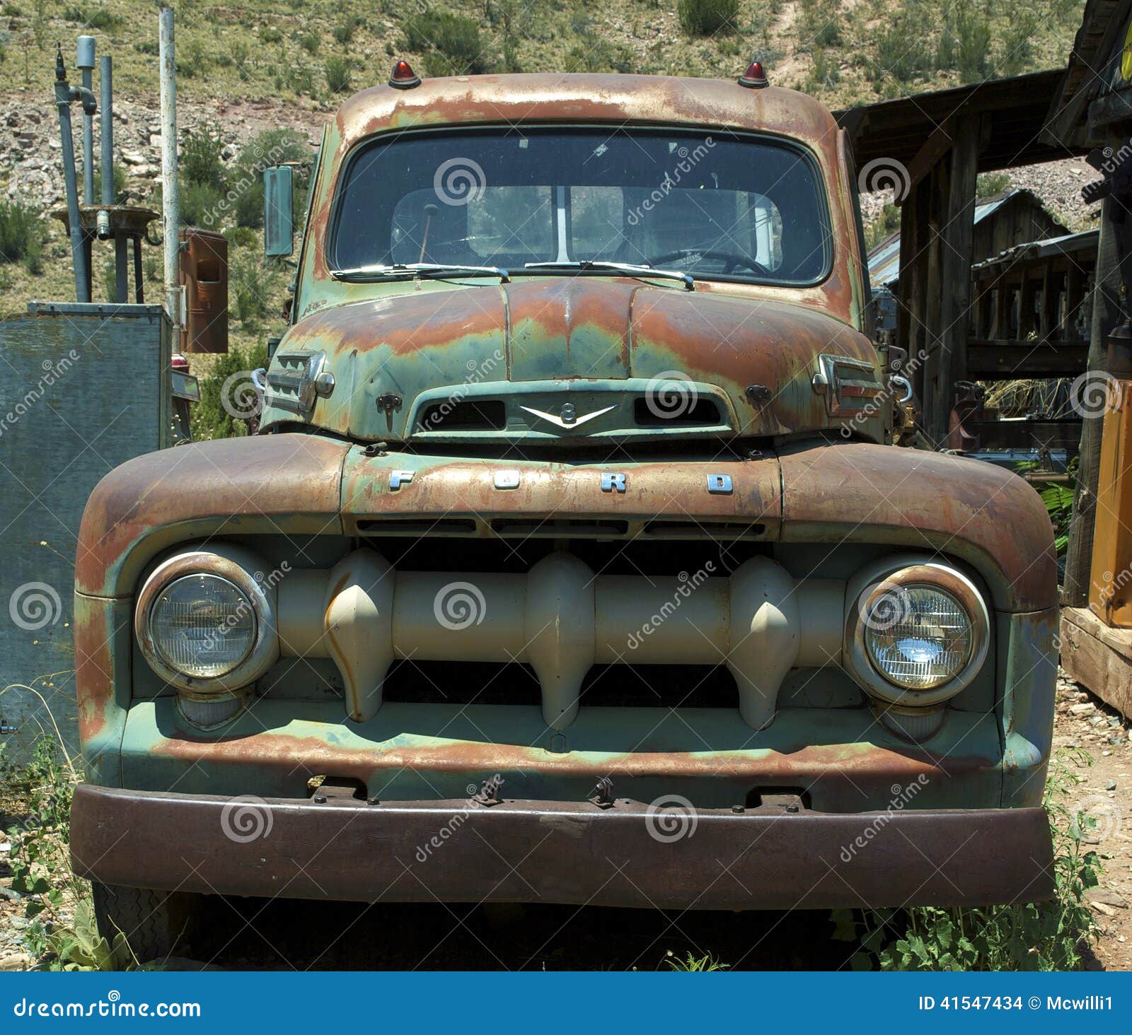 Ford Truck Rusty Logo With Patina Editorial Photo | CartoonDealer.com ...