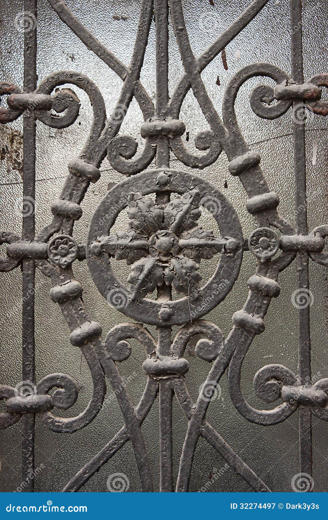 Old forged iron design stock image. Image of iron, metallic - 32274497