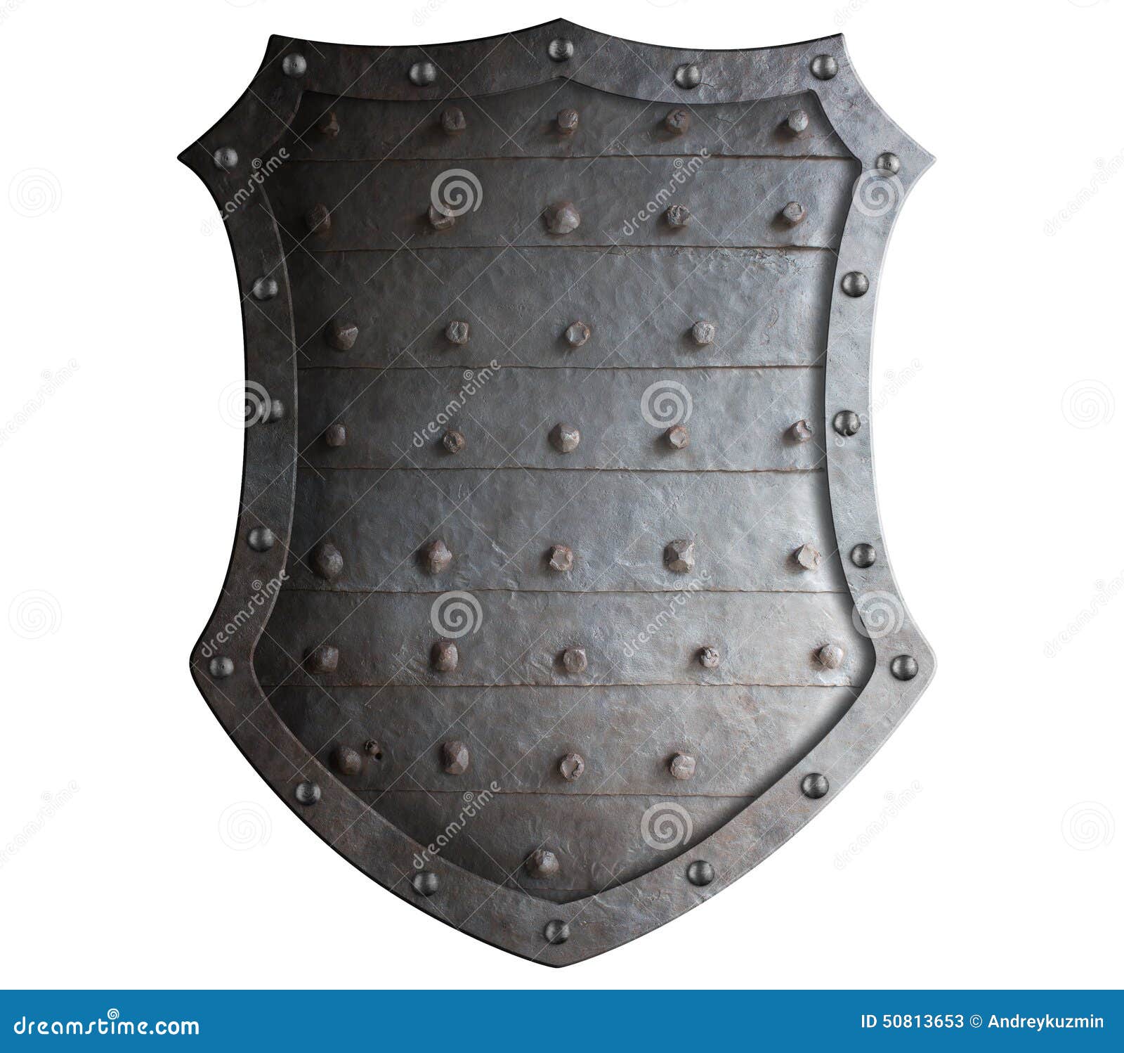 Old Forged Medieval Shield with Rough Spikes Stock Image - Image of ...