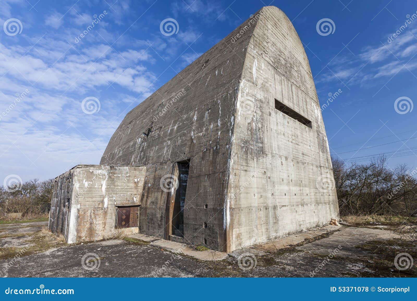 Old, Forgotten Bunker from WWII Stock Photo - Image of generator, army ...