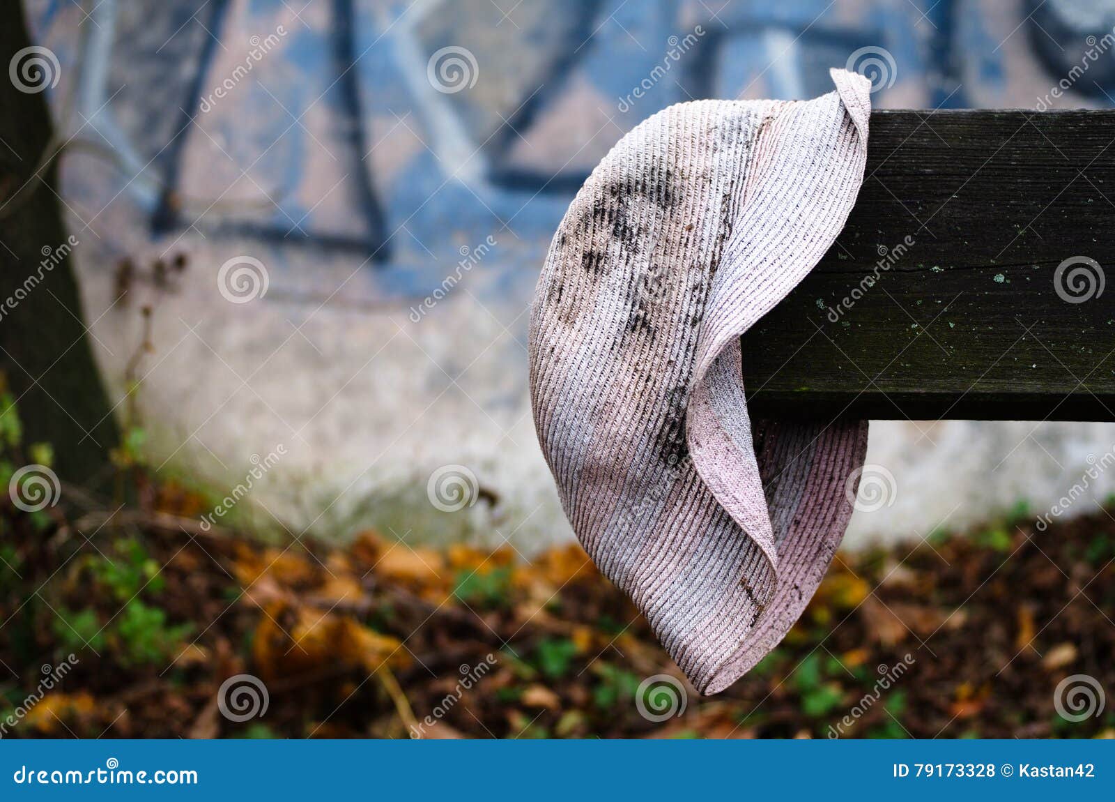 Old forgotten dirty hat stock photo. Image of mode, ruin - 79173328