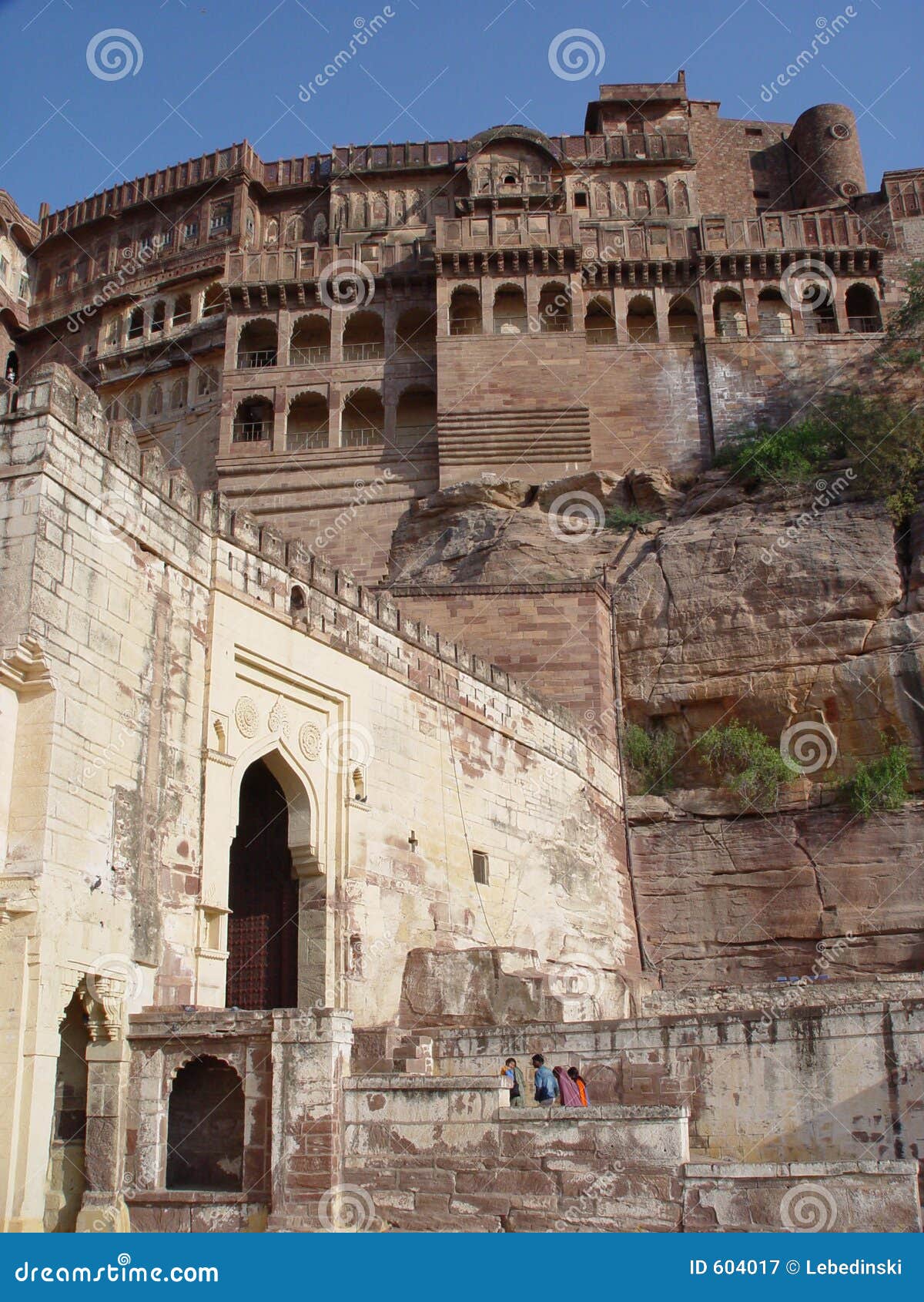 Old Fort stock image. Image of akbar, asian, landmark, maharajah - 604017