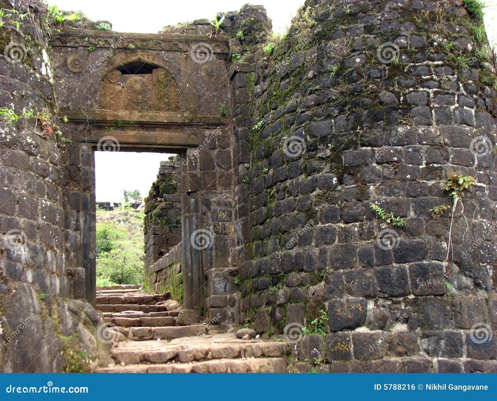 Old Fort Entrance stock photo. Image of large, construction - 5788216