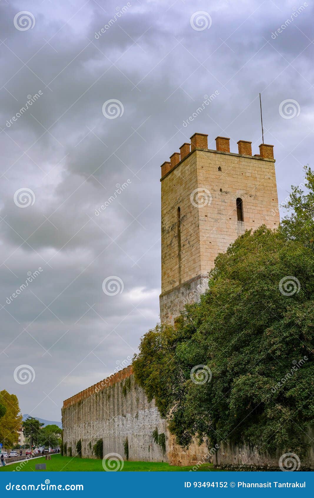 Old Fort in Italy. stock photo. Image of tourism, travel - 93494152