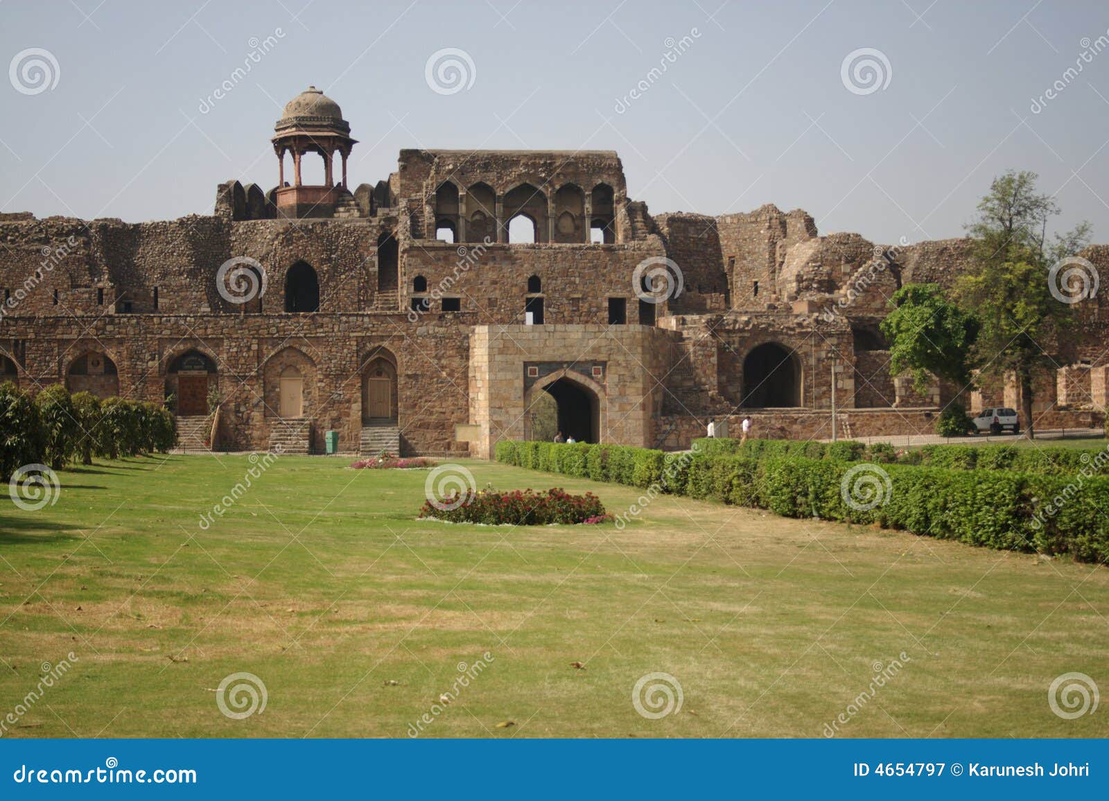 Old Fort, New Delhi stock image. Image of tourism, fort - 4654797