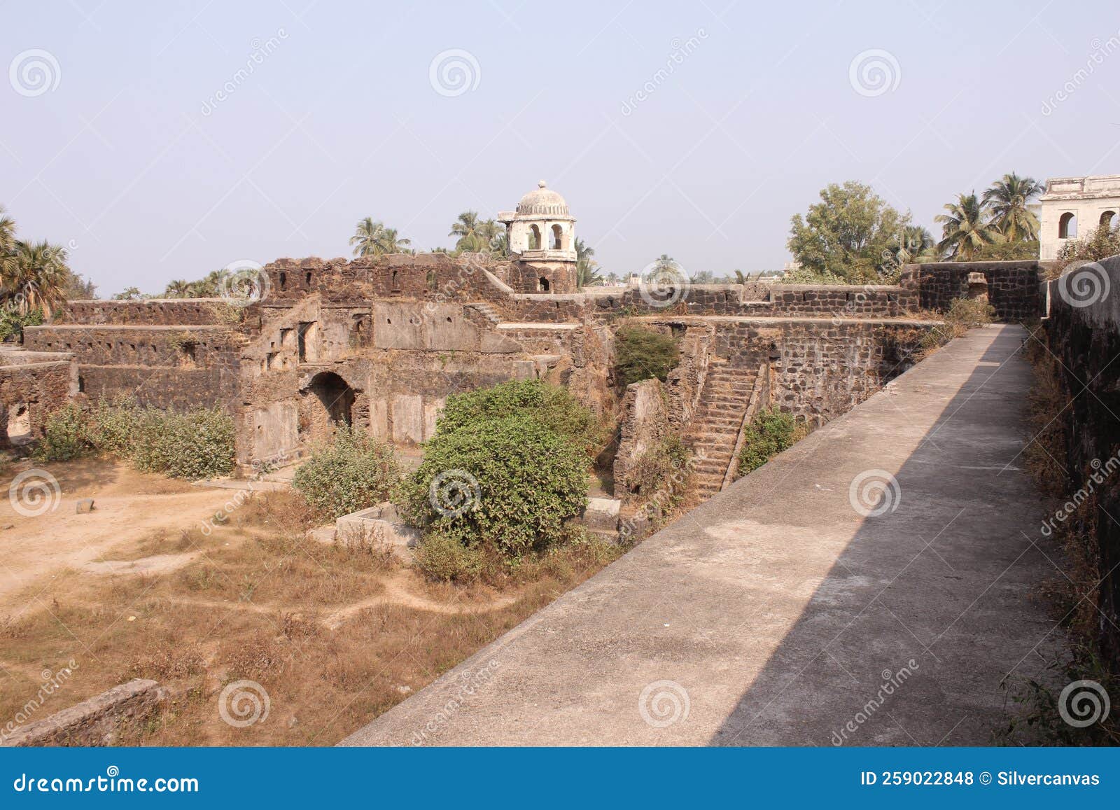 Old Fort Structure in Maharashtra India Stock Photo - Image of ...