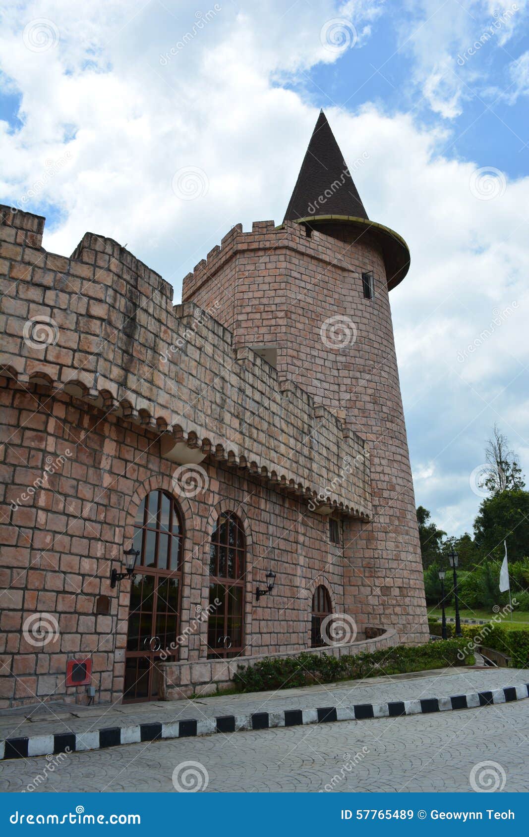 Old fort tower stock image. Image of french, festive - 57765489