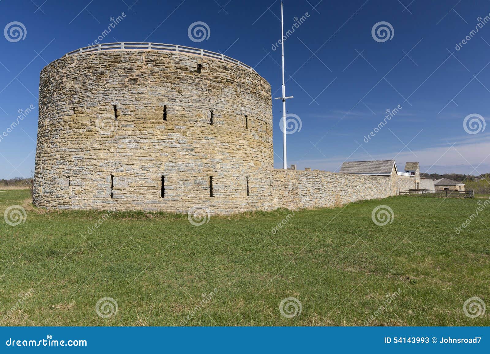Old Fort Tower stock image. Image of stone, preservation - 54143993