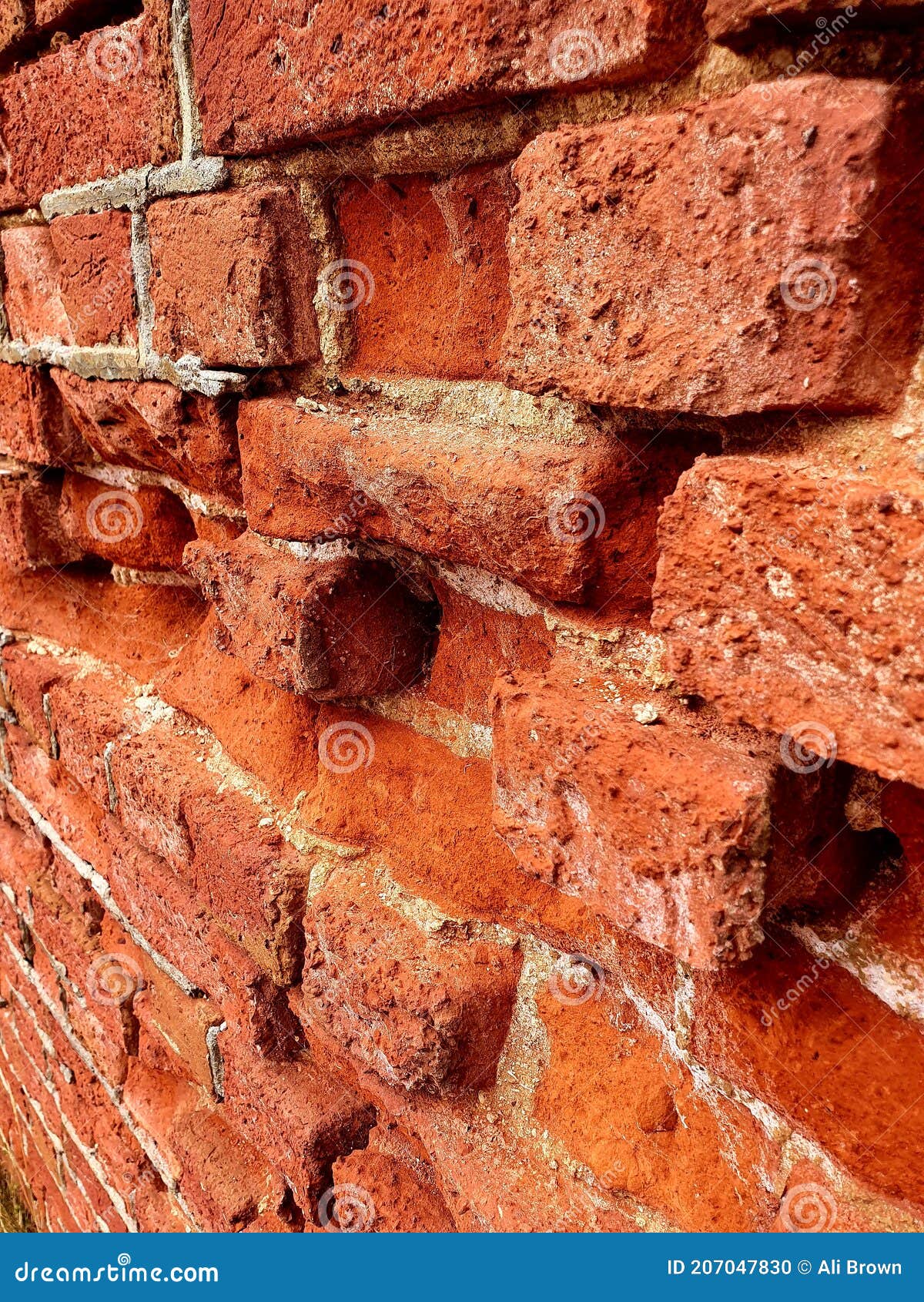 Old fort eroded wall stock photo. Image of eroded, fort - 207047830